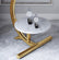 C-Shaped Side Table Gold – Easycraft